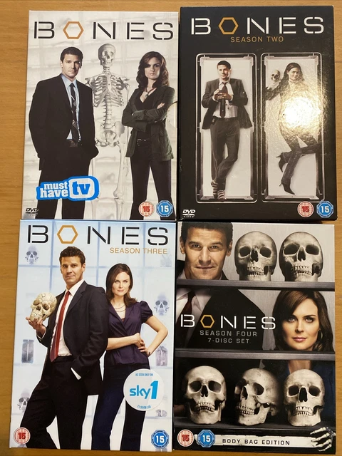 BONES COMPLETE SEASONS 1-4 One Two Three Four 86 Episodes Uk Reg 2 Pal ...