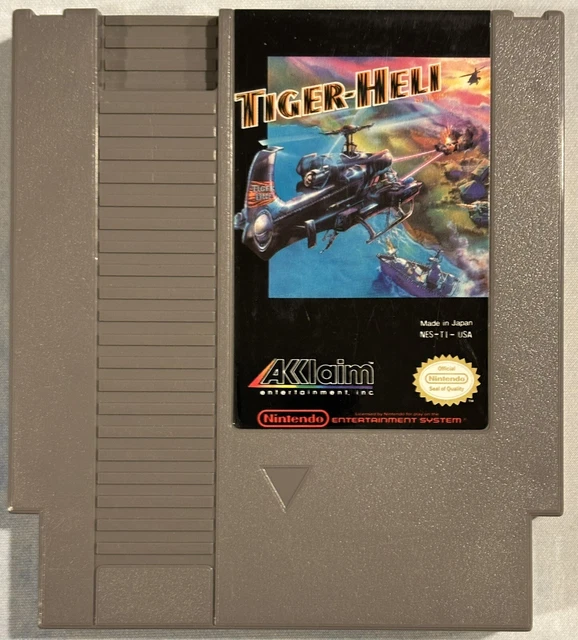 TIGER-HELI (NINTENDO ENTERTAINMENT System, 1987) Professionally Cleaned ...
