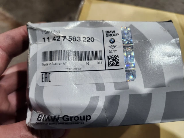 GENUINE BMW N63 V8 Oil Filter Kit M550i 650i 750i X5 X6 11427583220 F10 ...