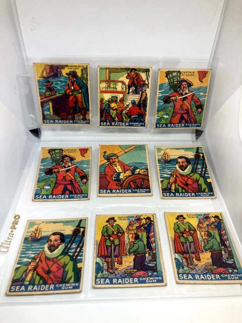 LOT OF SEA Raider Chewing Gum cards (19) $409.04 - PicClick CA