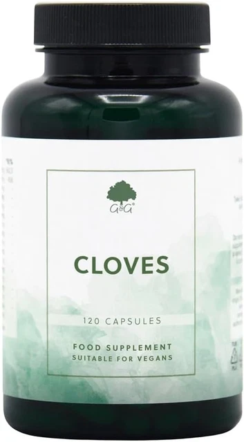 CLOVES POWDER CAPSULES 500Mg - 120 Vegan Capsules - Natural Clove ...