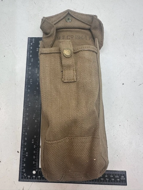 ORIGINAL WW2 BRITISH Army 37 Pattern Supplementary Bren Pouch - 1944 ...