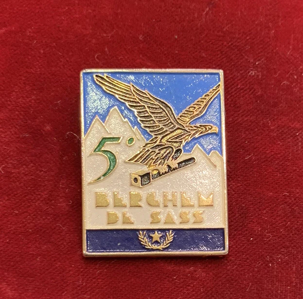 DISTINTIVO ALPINI 5° Artiglieria da montagna Berghem de Sass esercito ...