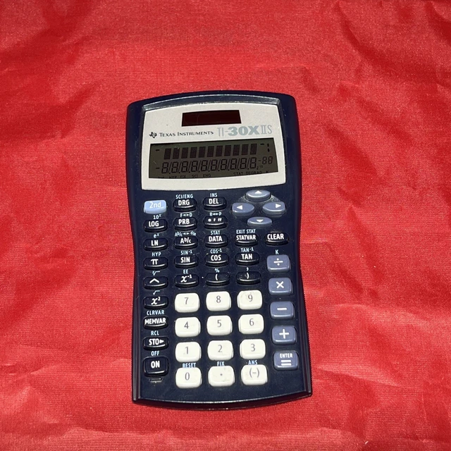TEXAS INSTRUMENTS TI-30X IIS Fundamental Scientific. 2-line Display ...