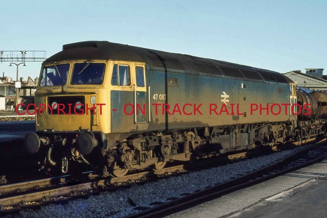 UK RAILWAY PHOTOGRAPH Of Class 47 47087. Rm47-133 £1.70 - PicClick UK
