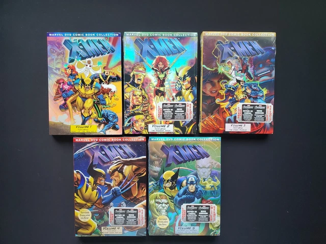 X-MEN TV SERIES Vol 1-5 DVDs Comic Book Complete Collection - Marvel ...