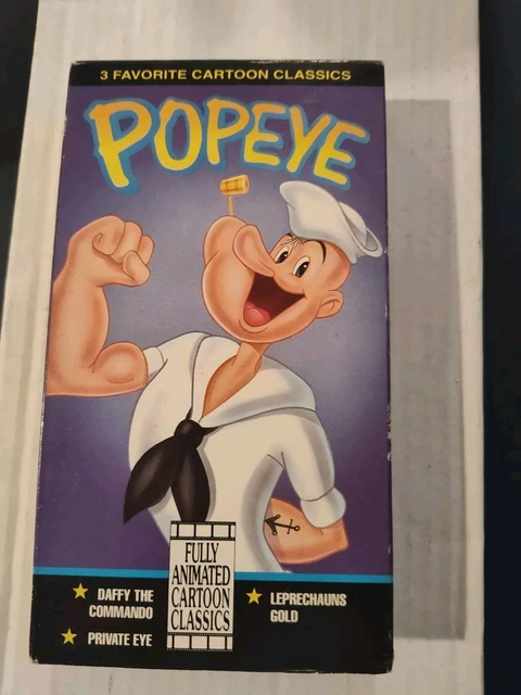 VINTAGE CARTOON CLASSICS VHS Popeye £7.75 - PicClick UK