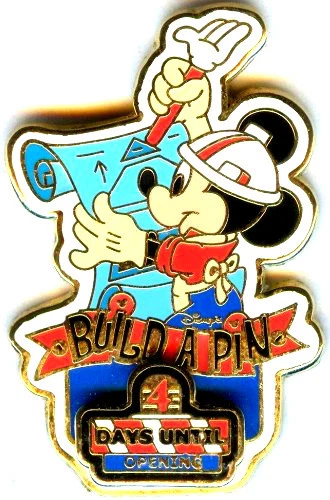 DISNEY PIN: WALT Disney World - Build-A-Pin Countdown: 4 Days/Mickey ...