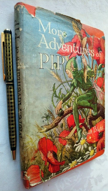 ENID BLYTON MORE Adventures Of Pip 1St/1 C1949 Bw Ill Raymond Sheppard ...