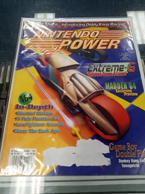 NINTENDO POWER MAGAZINE Vol. #101 with Madden 64 Poster Complete ...