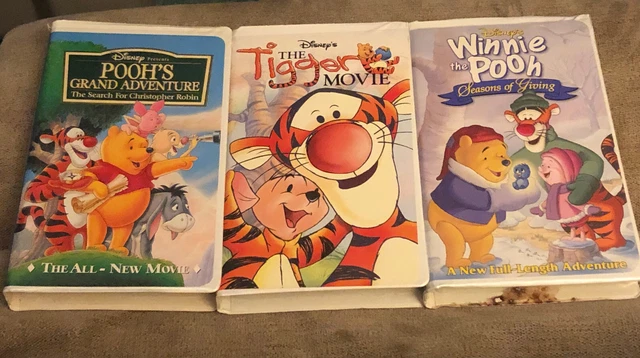 Winnie The Pooh Vhs Lot Poohs Grand Adventure Tigger Movie Season