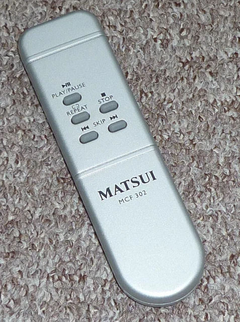 GENUINE OFFICIAL ORIGINAL Remote Control For Matsui Mcf 302 £4.99 ...