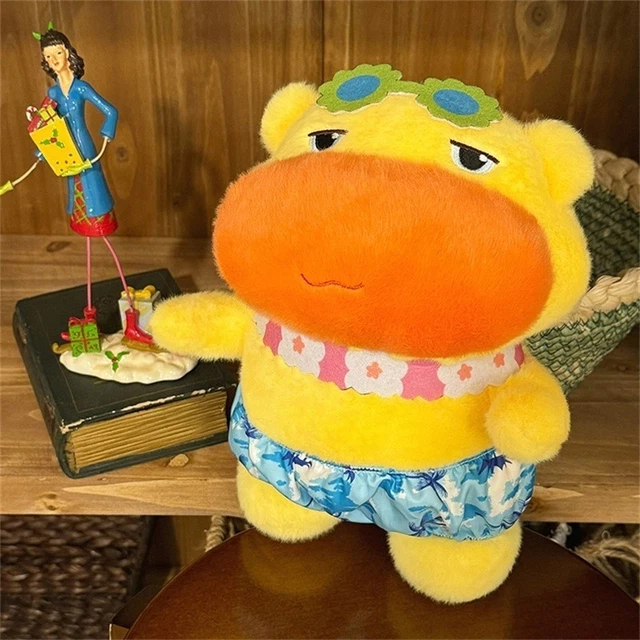 CUTE GRASS SKIRT Swimsuit Swimming Circle Capybara Cartoon Plush Toy ...