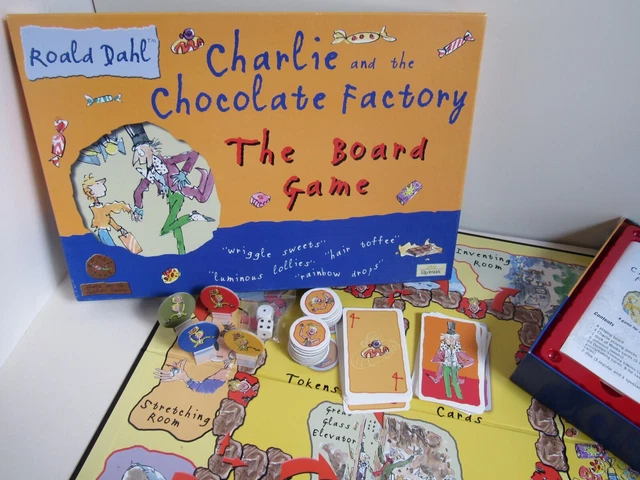 ROALD DAHL CHARLIE and the Chocolate Factory BOARD GAME 2002 Complete ...