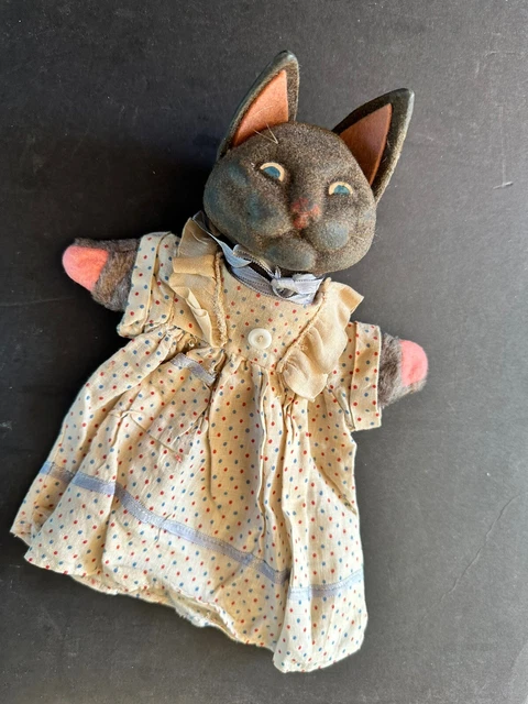VINTAGE PRUDENCE KITTEN Puppet Primrose Kitten Muffin the Mule 1950s ...