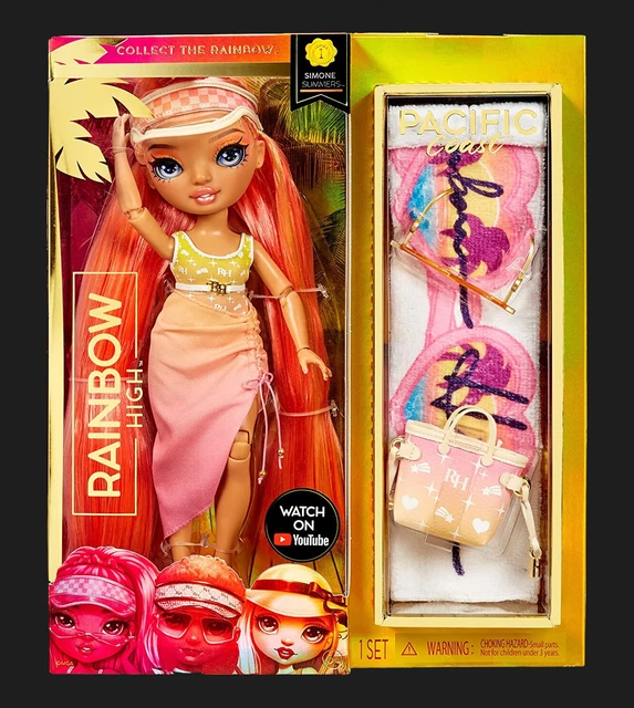 RAINBOW HIGH PACIFIC Coast Simone Summers Fashion Doll / Doll Surprise ...