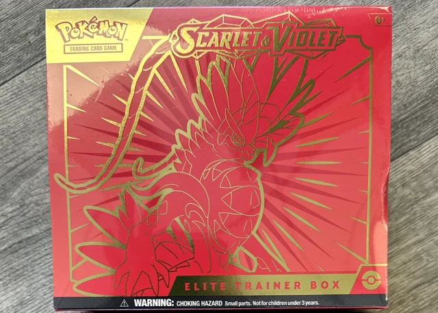 POKEMON SCARLET & Violet Elite Trainer Box Factory Sealed New Scarlet ...