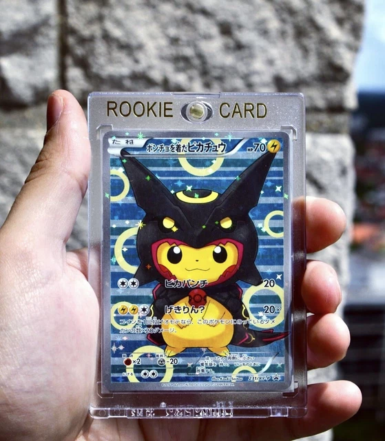CARTE POKEMON PIKACHU Poncho Rayquaza Promo Holo - État Mint Jap EUR 1. ...