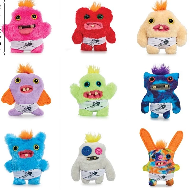 FUGGLER FUNNY UGLY-MONSTER Doll Old Tooth Fuggula Soft Toy Stuffed Soft ...