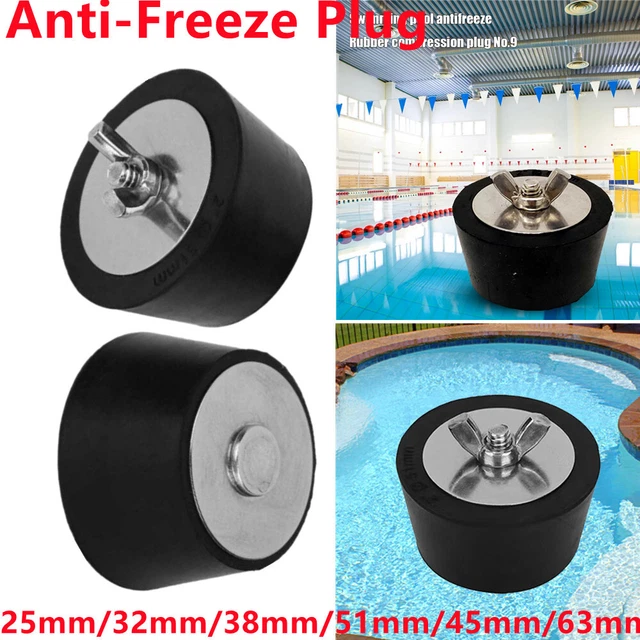 POOL RUBBER EXPANSION Winterizing Stopper Plug Winter Swimming ...