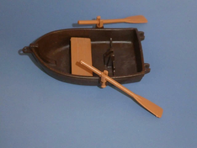 PLAYMOBIL PIRATE ROWING Boat & Oars Sea / Ship / Adventure / Island £6. ...