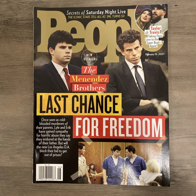 PEOPLE MAGAZINE FEBRUARY 10, 2025 the Menendez Brothers Last Chance for ...