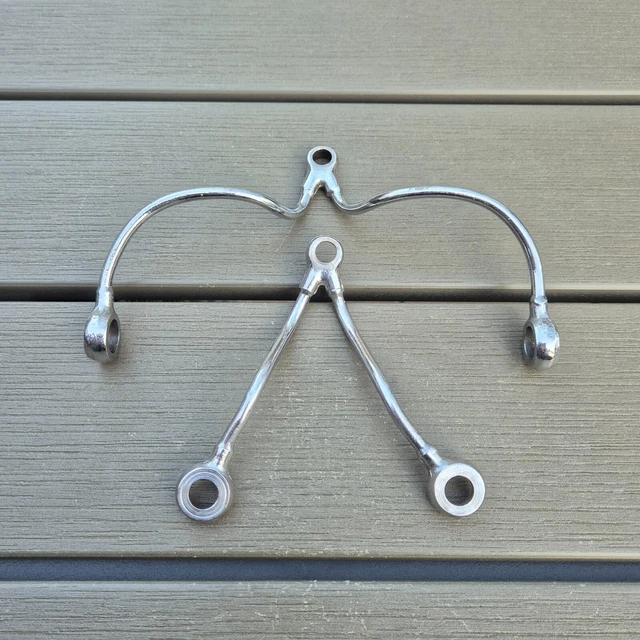 ORIGINAL PRE UNIT Triumph rocker oil drain pipes chromed pair 500 ...