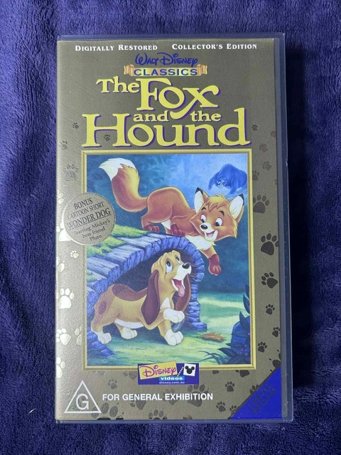 *SEALED LIMITED GOLD Release The Fox and the Hound VHS | Disney ...