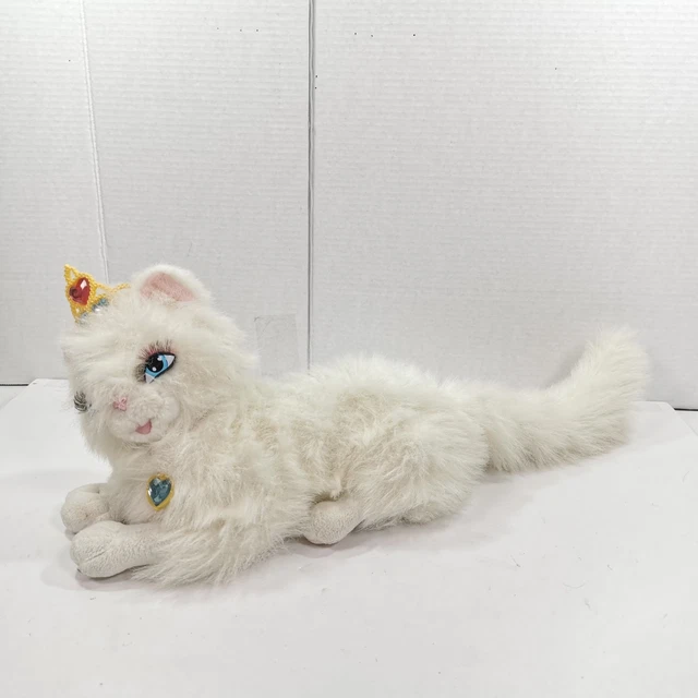VINTAGE 2004 MATTEL Barbie Animated Cat White Persian Plush Working ...