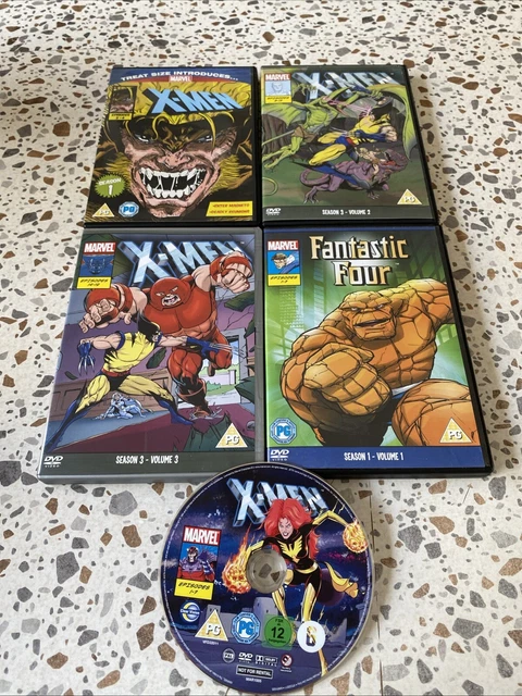 MARVEL X-MEN THE Animated Series DVD Bundle Fantastic Four £12.99 ...