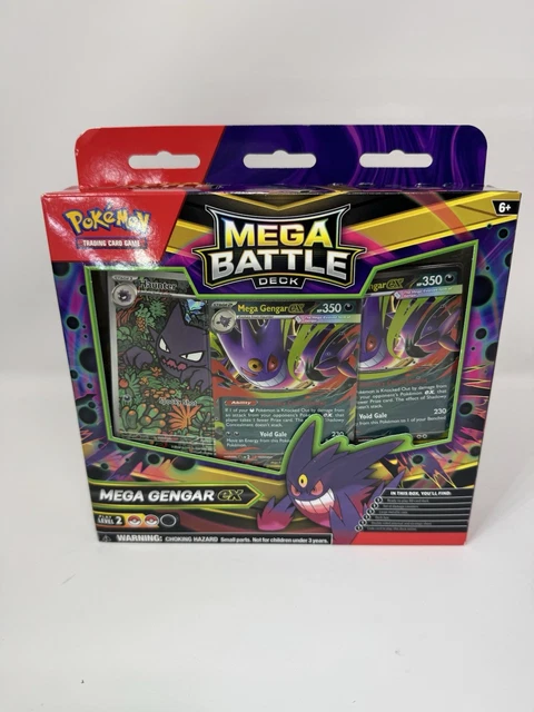 POKEMON TCG MEGA Battle Deck (Mega Gengar ex) Factory Sealed Brandneu ...