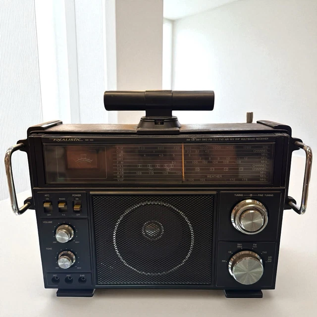 RADIO SHACK SW100 12-649 Multiband Receiver Shortwave AM/FM Tested ...