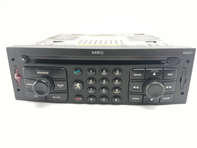 RADIO CD MP3 PEUGEOT 307 96632917XT RT3-N3-09 CD 880 EUR 120,00 - PicClick FR