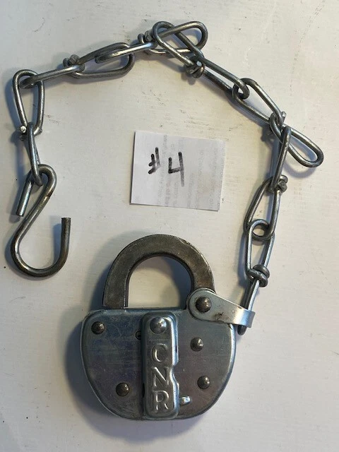 VINTAGE CNR CANADIAN National Railroad Lock Padlock lot 4 $79.99 ...