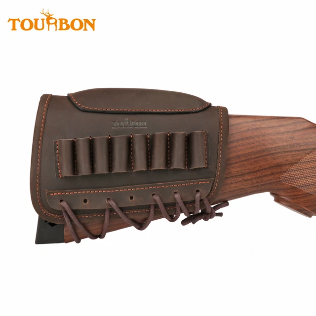 TOURBON TACTICAL RIFLE Buttstock Cheek Rest Riser with Ammo Cartridges ...