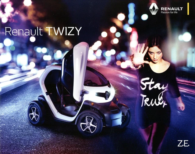 RENAULT TWIZY PROSPEKT 2016 5/16 D brochure prospectus catalogue ...