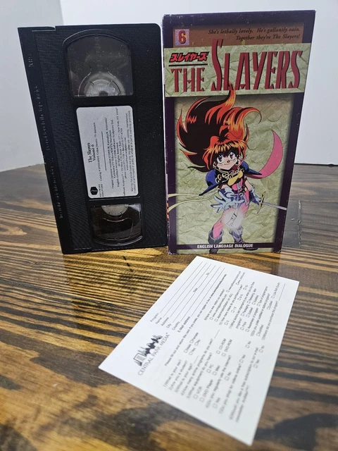 THE SLAYERS VHS 1998 Anime Volume 6 English Dialogue Software Sculptors ...