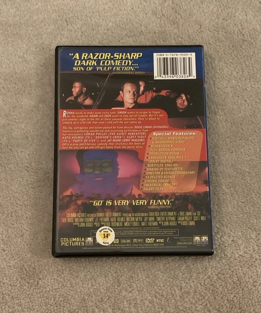 GO SPECIAL EDITION DVD (1999, Columbia Pictures) *Tested, Working* $9. ...