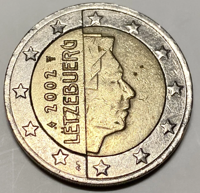 PIECE 2 EURO RARE Luxembourg LETZEBUERG 2002 EUR 400,00 - PicClick FR