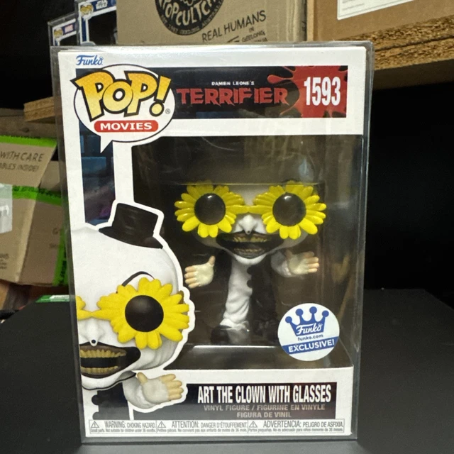 FUNKO POP! TERRIFIER - Art the Clown with Glasses 1593 NIB SHIPS ASAP £ ...