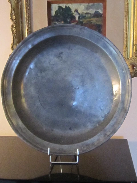 GRAND PLAT EN ETAIN XVIIIéme siècle EUR 75,00 - PicClick FR