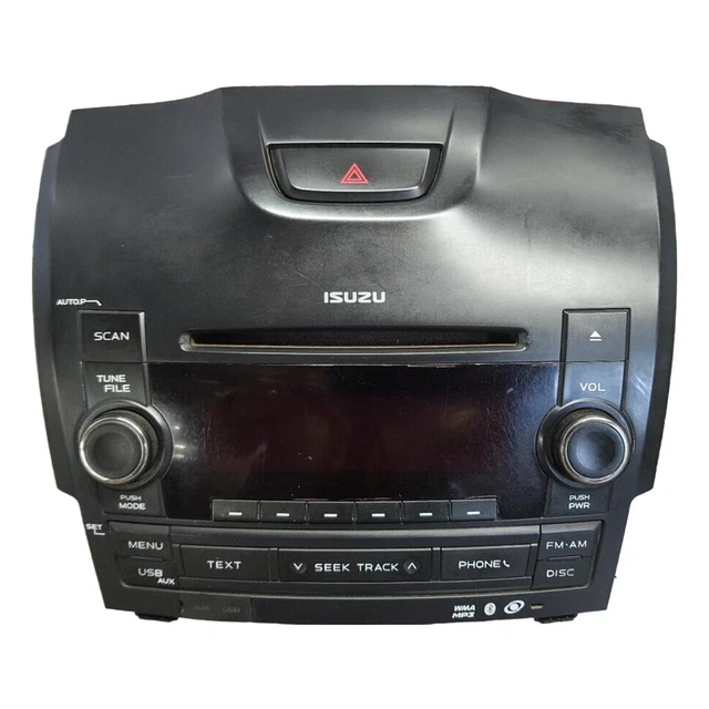ISUZU D-MAX RADIO/CD/STEREO Head Unit Mk2 2012-2021 £104.40 - PicClick UK