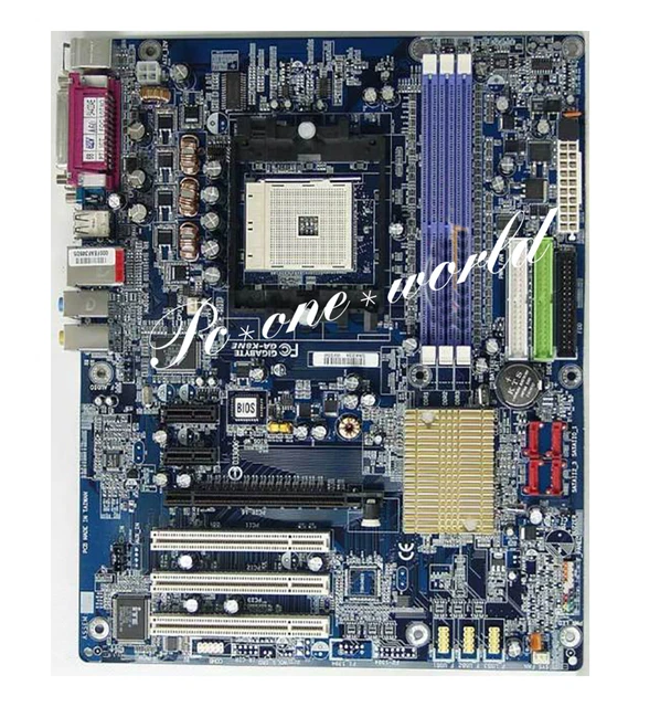 GIGABYTE GA-K8NE SOCKET 754 motherboard + AMD Sempron SDA2800 DDR RAM ATX £72.02 - PicClick UK