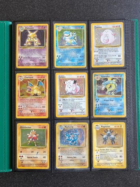 COMPLETE POKEMON CARD Base Set 102/102 WOTC 1999 Charizard, Blastoise, Venusaur EUR 705,18 ...