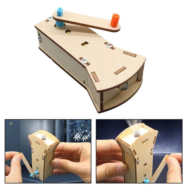 DISCOVER ELECTRICITY WITH DIY Hand Cranked Flashlight for Creative ...