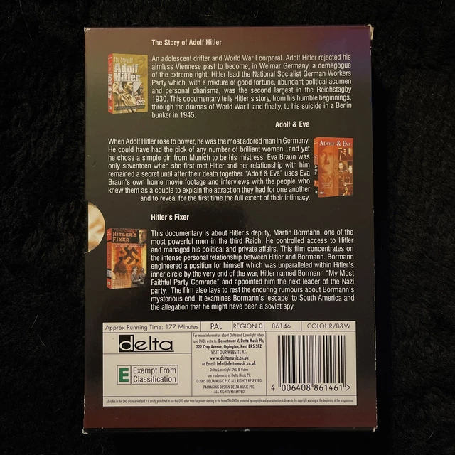 ADOLF HITLER THE Story Of Adolf Hitler / Adolf And Eva / Hitler's Fixer ...