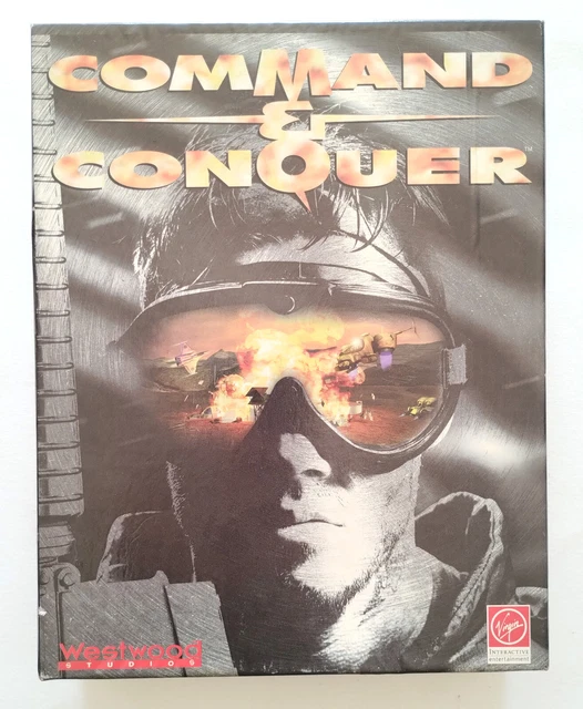 PC-GAME COMMAND & Conquer Big Box Vintage Italian Video Game CD-ROM £30 ...