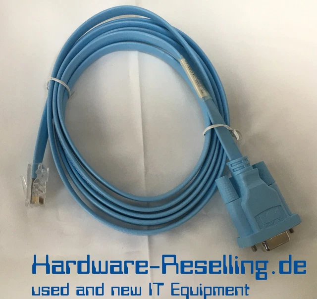ORIGINAL CISCO CONSOLE Cable DB9 to RJ45 (Console Cable) 72-3383-01 £81 ...