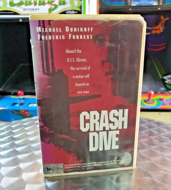 CRASH DIVE - VHS Movie - Video Tape - Big Box Ex Rental $8.46 - PicClick AU