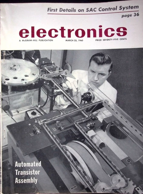 AUTOMATED TRANSISTOR ASSEMBLY - Electronics Vintage Magazine, March 25 ...